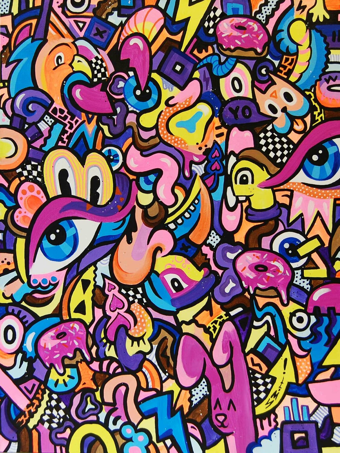 Sweet Stuff by Steph Burr (2018) : Painting Acrylic on Canvas - Singulart