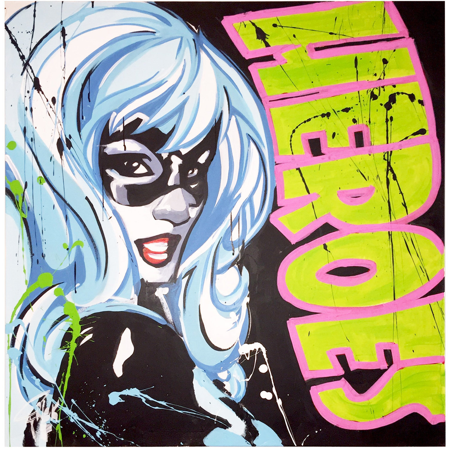 Heroes by Erick Artik (2016) : Painting Acrylic, Felt on Canvas - Singulart