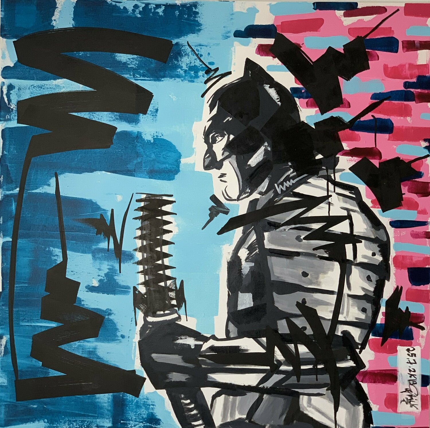 Batman Samurai by Erick Artik (2019) : Painting Acrylic, Felt on Canvas ...