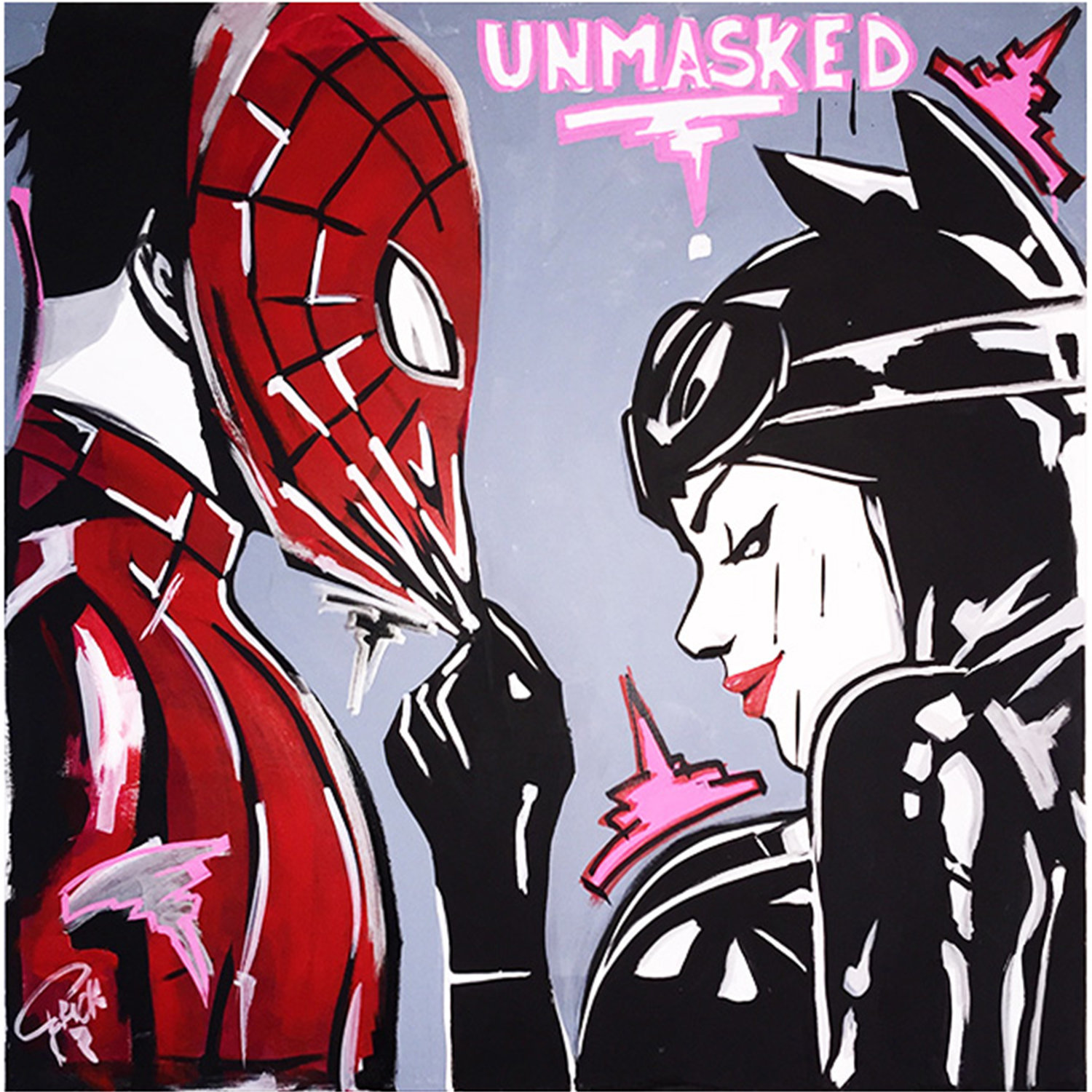 Unmasked by Erick Artik (2014) : Painting Acrylic, Felt on Canvas ...