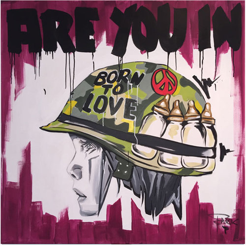 baby Churchill by Erick Artik (2016) : Painting Acrylic, Felt on Canvas ...