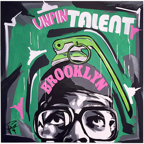 Geisha Zag by Erick Artik (2020) : Painting Acrylic, Felt on Canvas ...