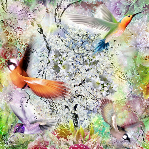 Garten Eden 1 by Andrej Barov (2015) : Photography Hybrid on Canvas ...