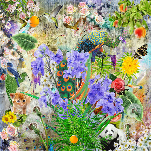 Garten Eden 1 by Andrej Barov (2015) : Photography Hybrid on Canvas ...