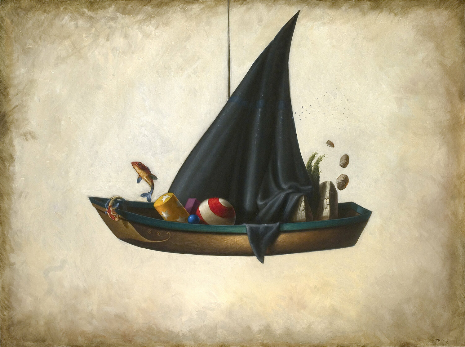 Solcando l'infinito de Ciro Palumbo (2013): Pintura Óleo en Lienzo ...