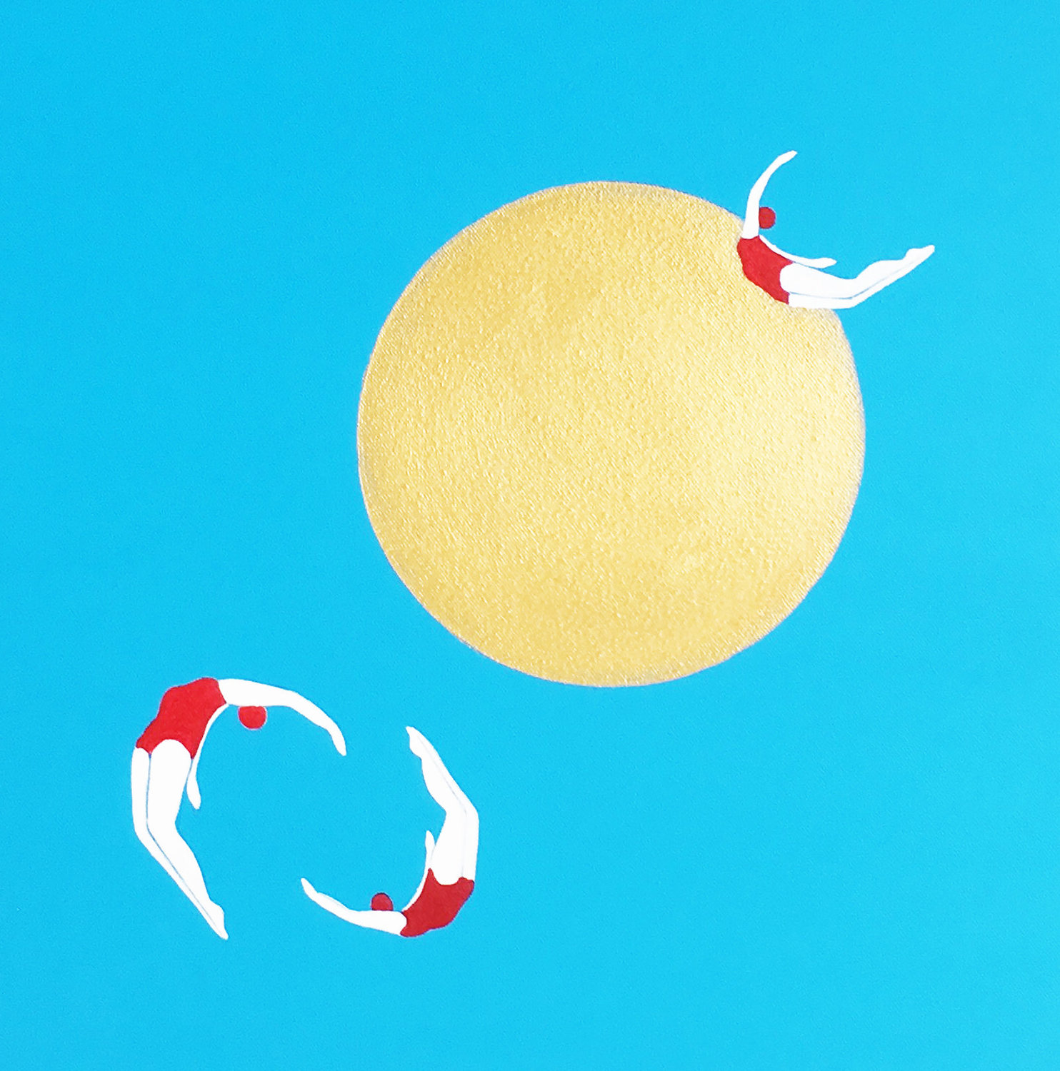 Harvest Moon II by Roberta Pinna (2018) : Painting Acrylic on Canvas ...