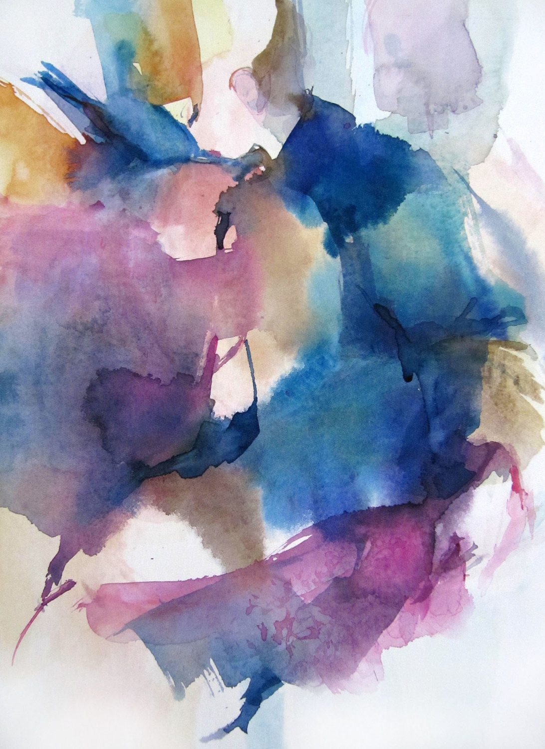 Instantané de Sylvia Baldeva (2017) : Œuvre sur papier Aquarelle sur ...