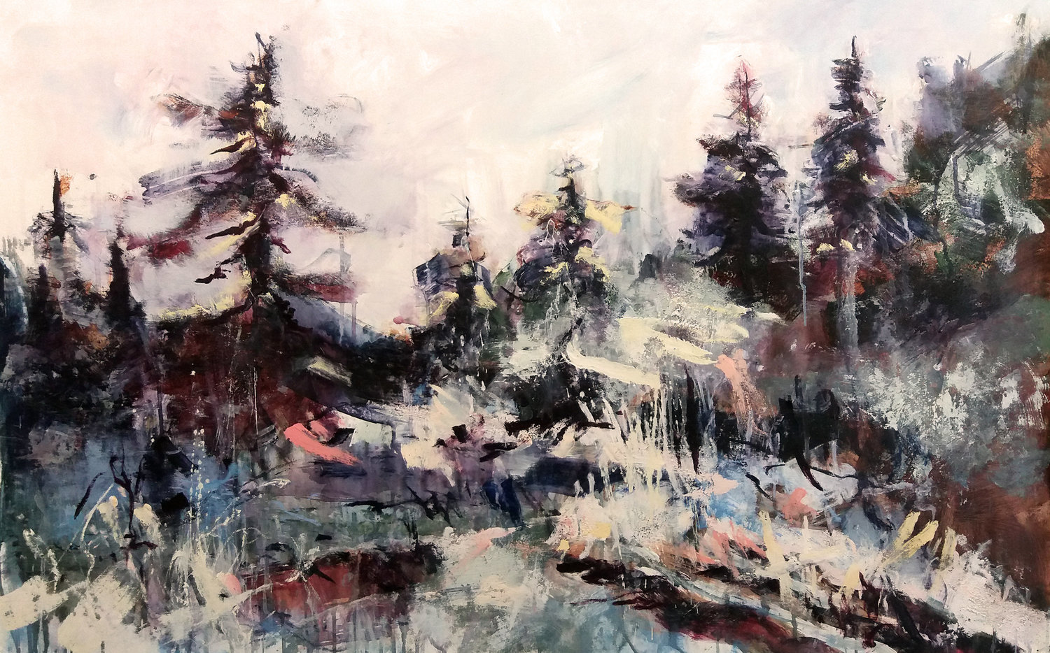 Land by Carsten Frank (2017) : Painting Acrylic on Canvas - Singulart