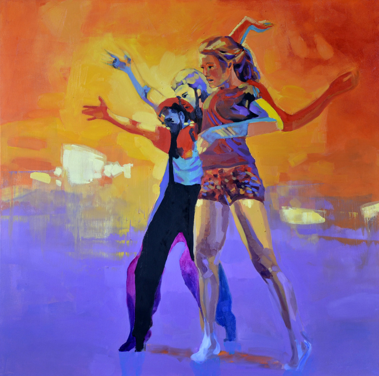 Abstract Paintings Of People Dancing