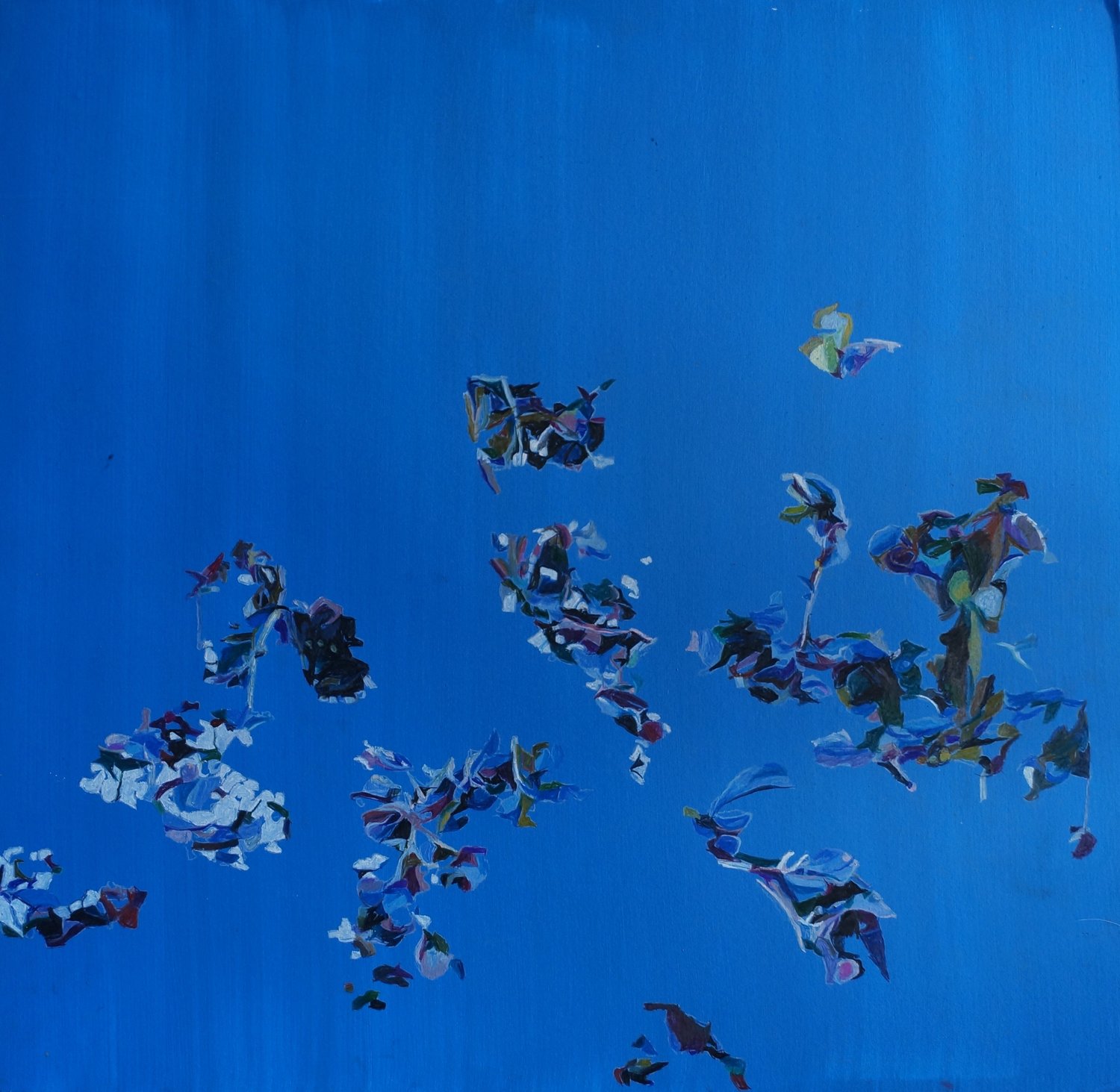 The Descending Blue - that blue is all in a rush II by Patricia ...