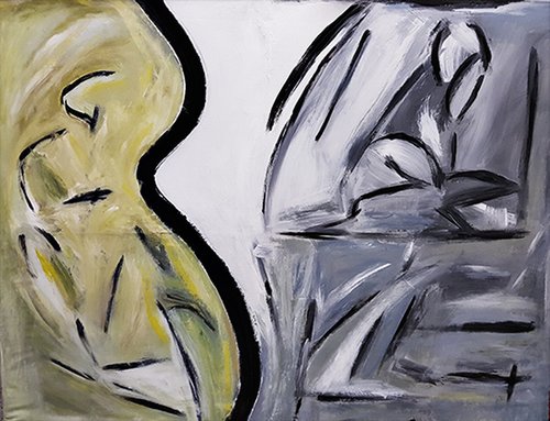 Transformation by Lina Martin Calvo (2017) : Painting Acrylic on Canvas ...