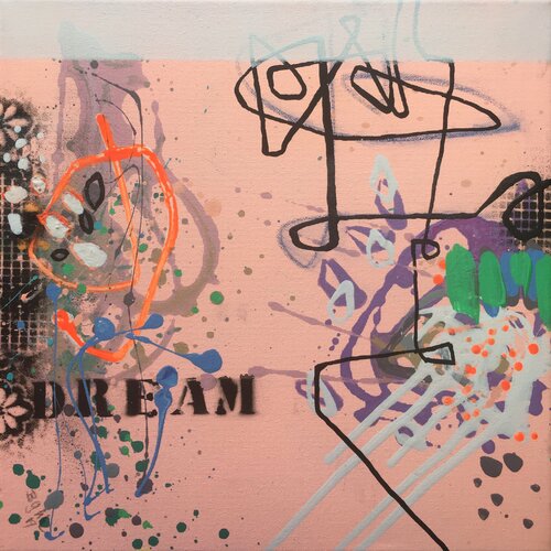 dream VI by Bea Schubert (2019) : Painting Acrylic, Colored Pencil on ...