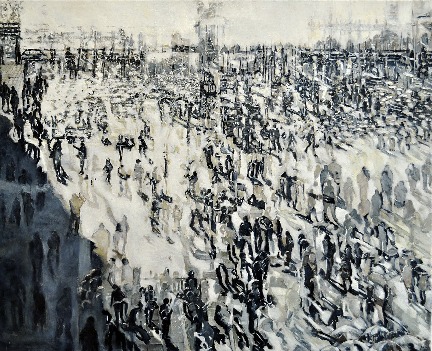 Platz by Matthias Oppermann (2009) : Painting Acrylic on Canvas - Singulart