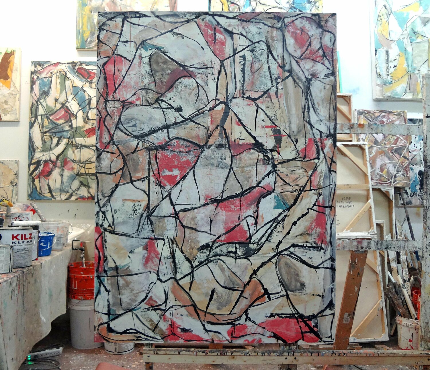 Dusty Apostle by Matthew Dibble (2019) : Painting Oil, Collage on ...