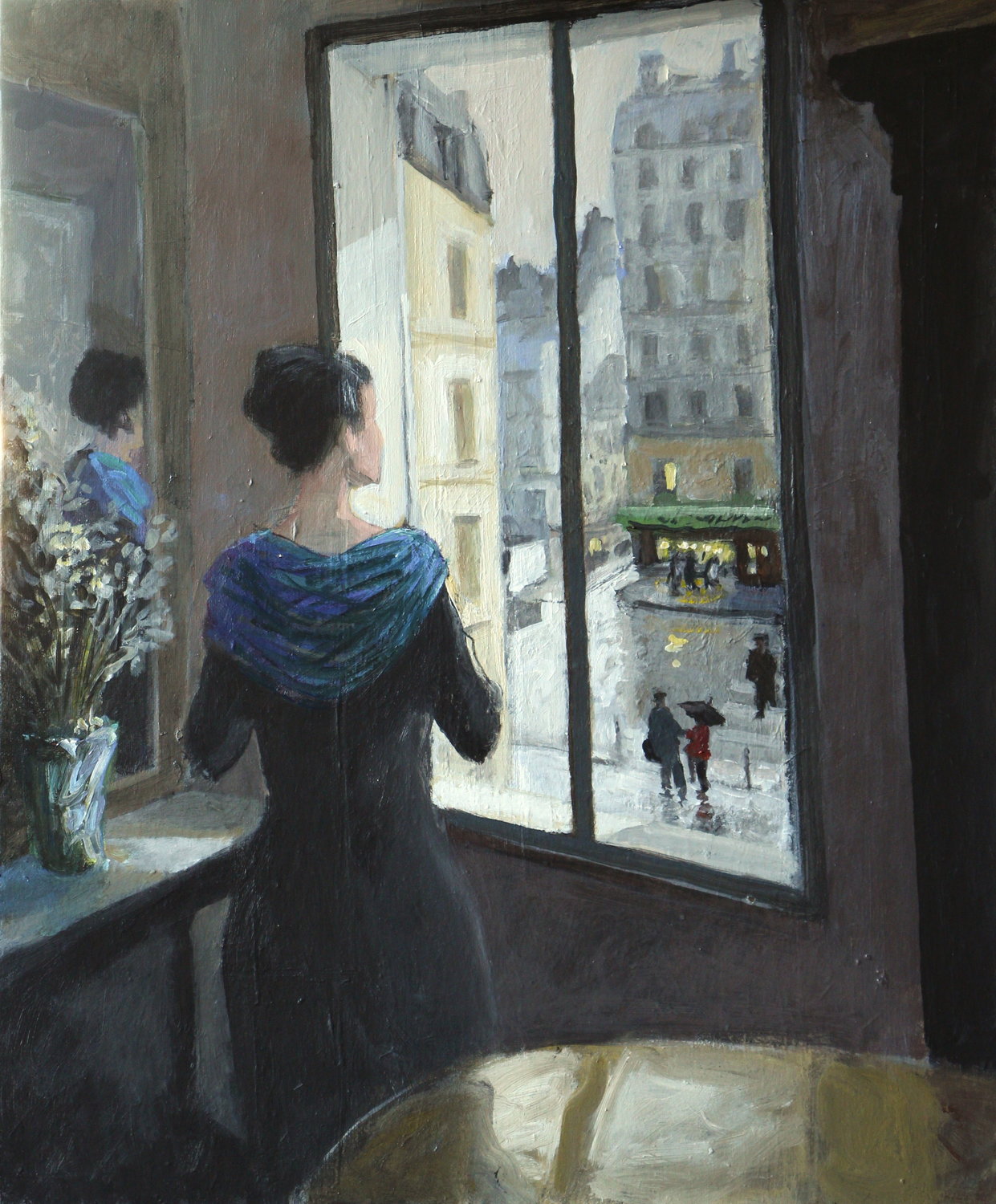 L'attente by Bertrand Girard (2019) : Painting Acrylic on Canvas ...