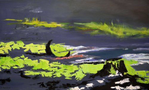 Moonlight by Sergey Lutsenko (2018) : Painting Oil on Canvas - Singulart