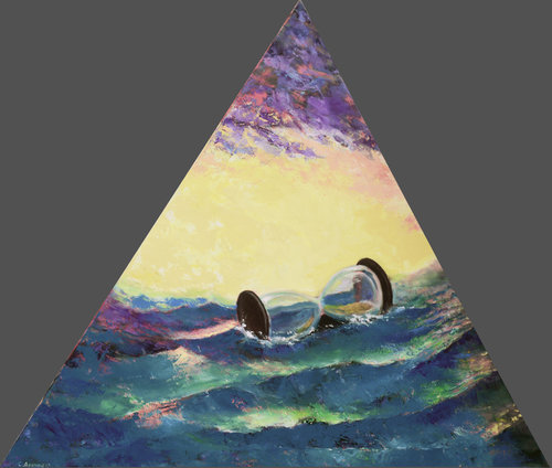 Moonlight by Sergey Lutsenko (2018) : Painting Oil on Canvas - Singulart