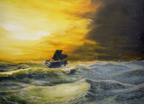 Moonlight by Sergey Lutsenko (2018) : Painting Oil on Canvas - Singulart