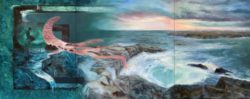 Moonlight by Sergey Lutsenko (2018) : Painting Oil on Canvas - Singulart