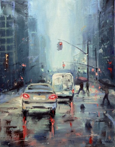 Golden Morning by Sergey Lutsenko (2020) : Painting Oil on Canvas ...