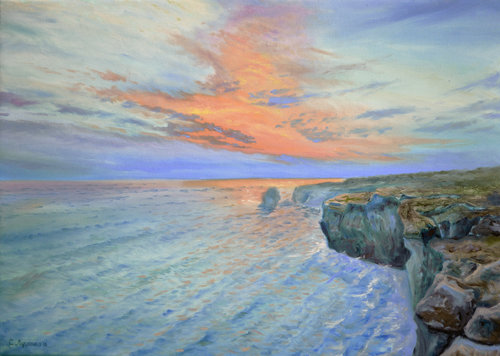 Golden Morning by Sergey Lutsenko (2020) : Painting Oil on Canvas ...