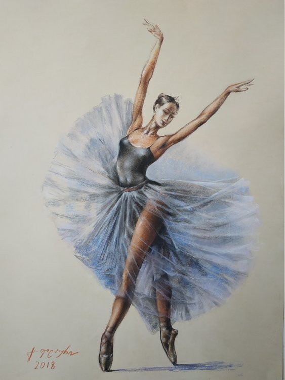 Dancer Pencil Drawing