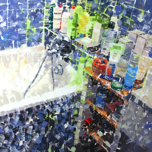 baignoire by Rudyard Heaton (2013) : Painting Oil on Linen - Singulart