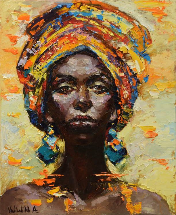 African Art Paintings Women