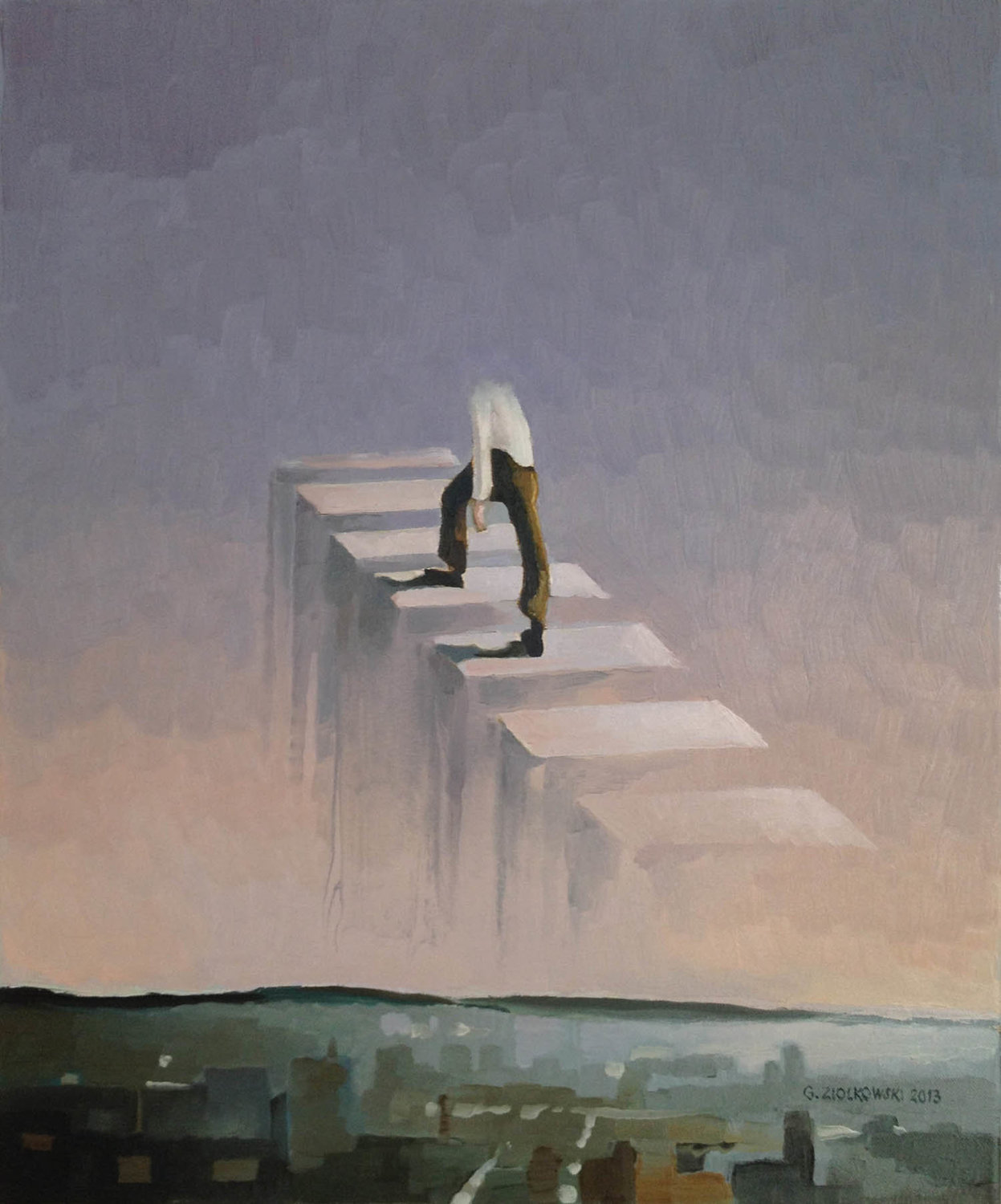 INQUISITIVENESS by Gregor Ziolkowski (2013) : Painting Oil on Canvas ...