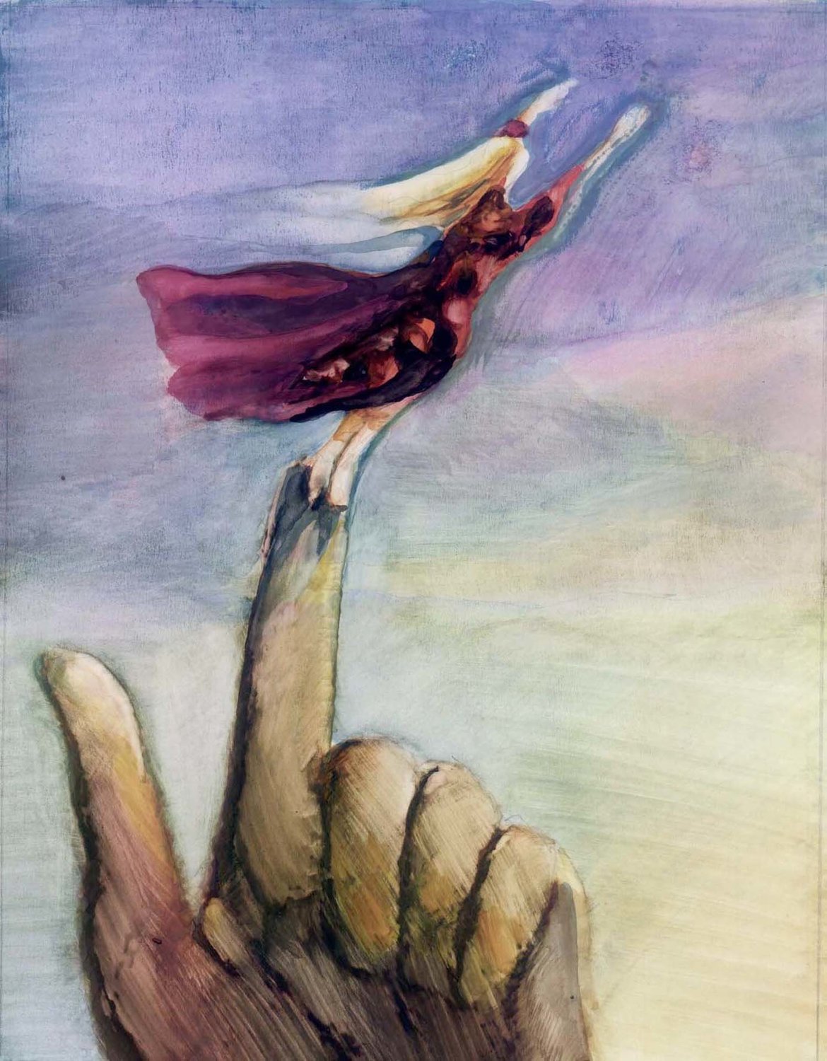 LADY BIRD by Gregor Ziolkowski (2005) : Painting Watercolor on ...