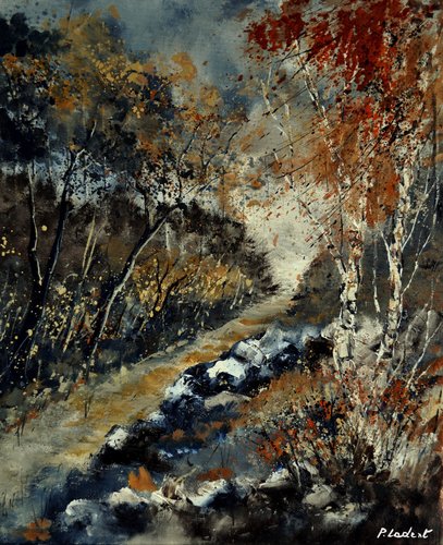 Frozen morning by Pol Ledent (2018) : Painting Oil on Canvas - SINGULART