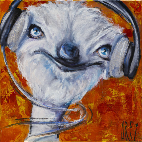 La fenêtre by Joël Arfi (2018) : Painting Acrylic, Wax on Linen - SINGULART