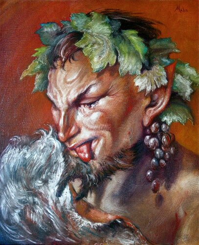 🍇 Le Satyre de Compiègne by Isabel Mahe (2016) : Painting Oil on Linen ...