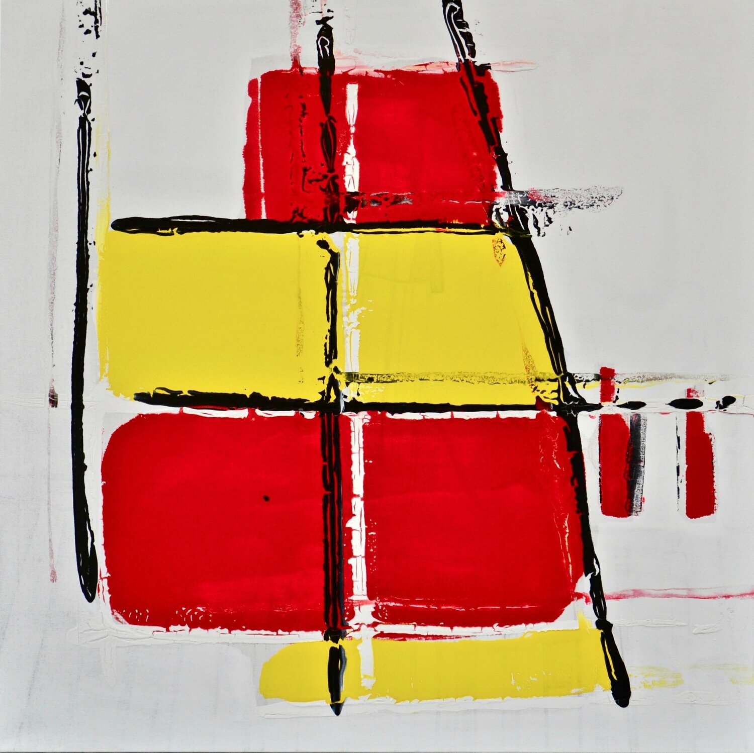 LOO by Michèle Prévost (2019) : Painting Acrylic, Enamel on Canvas ...