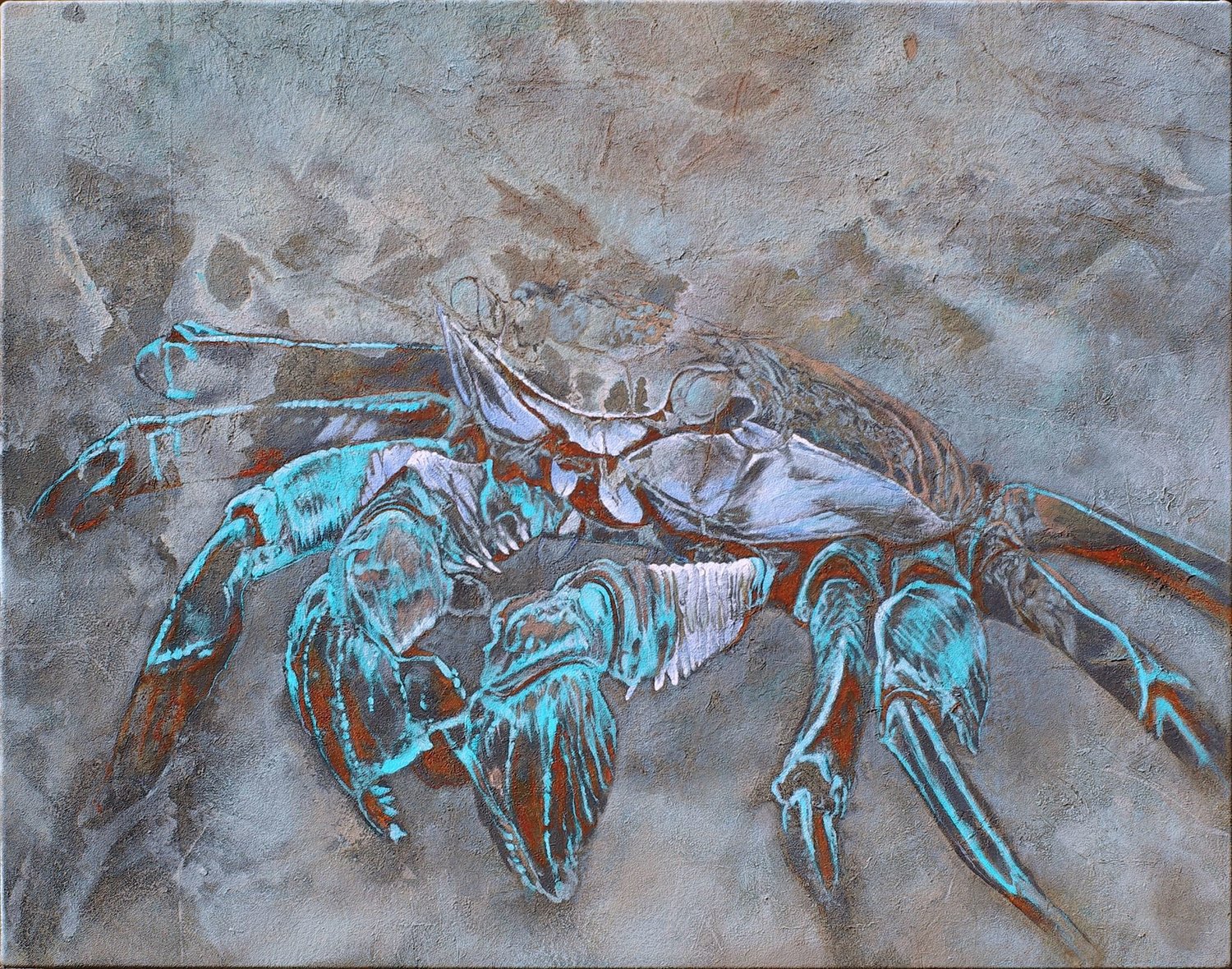 Let's Dance von Jaro Schlesiona (2017): Malerei Acryl auf Leinwand ...