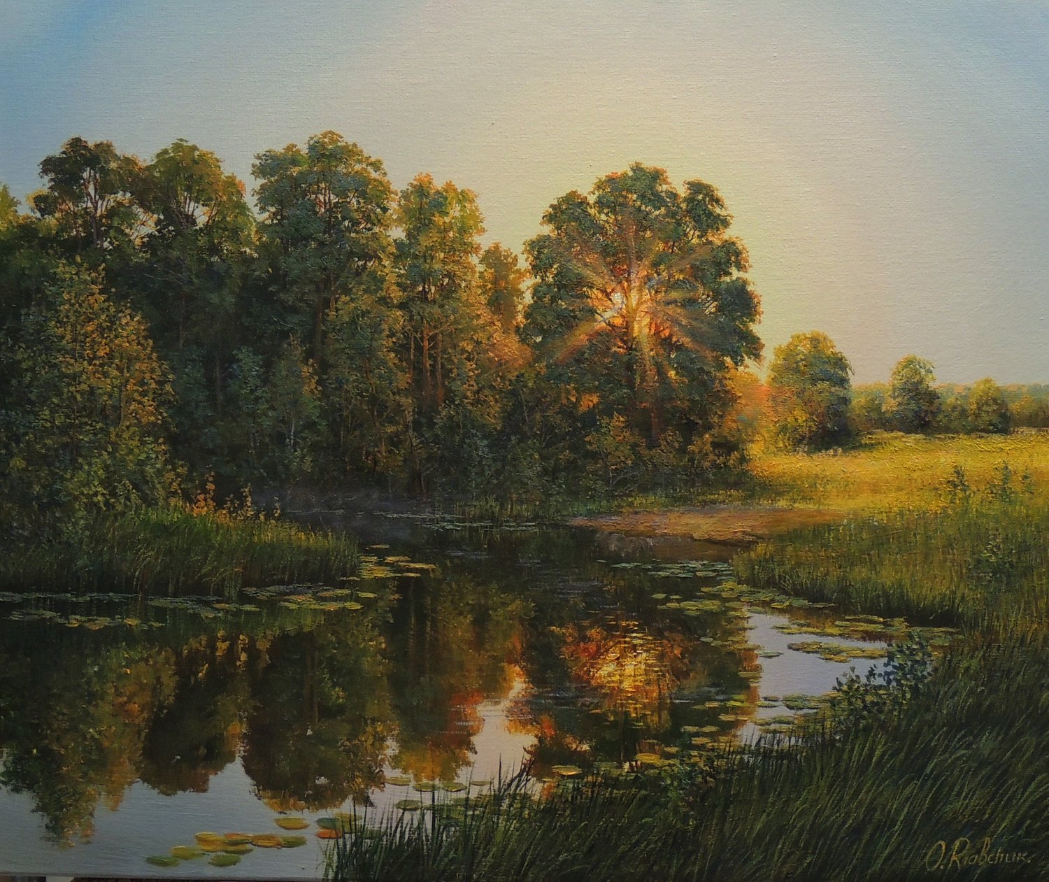 When The Day Is Gone by Oleg Riabchuk (2019) : Painting Oil on Canvas ...