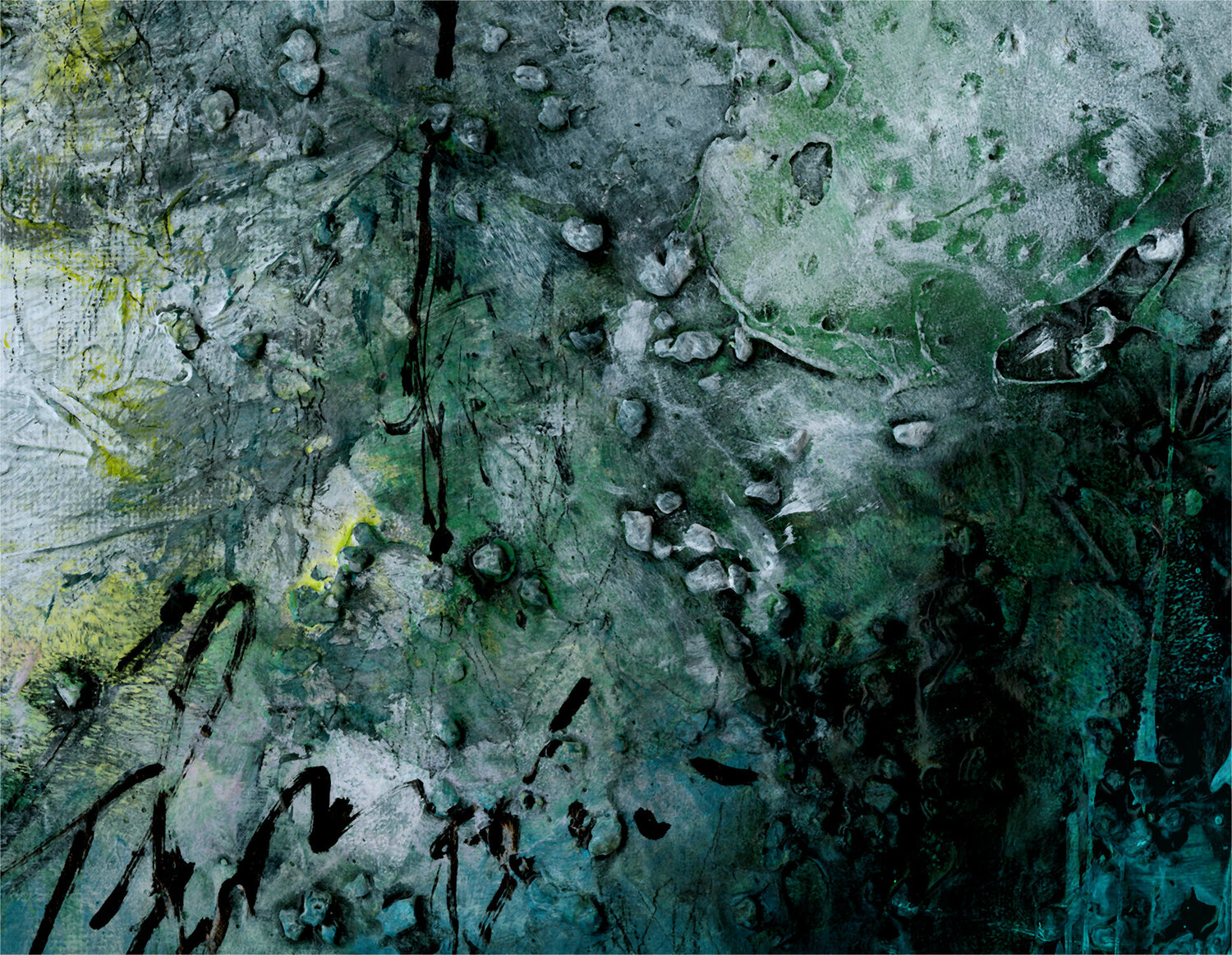 Self Connect by Kathy Morton Stanion (2017) : Painting Acrylic, Collage ...