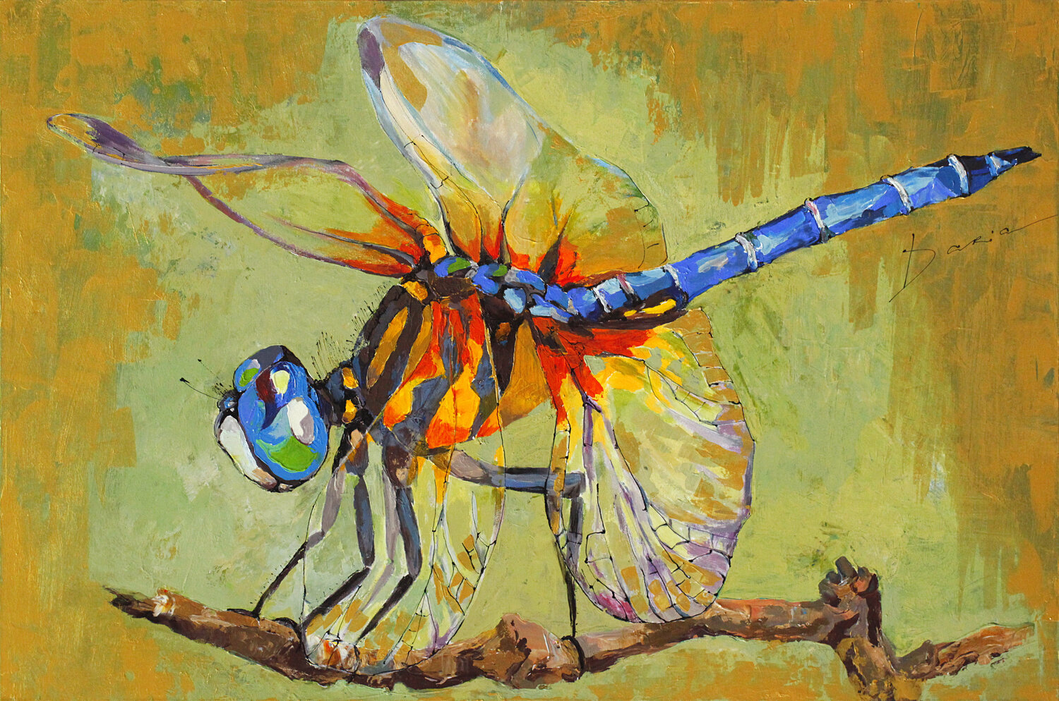 Dragonfly Paintings Acrylic
