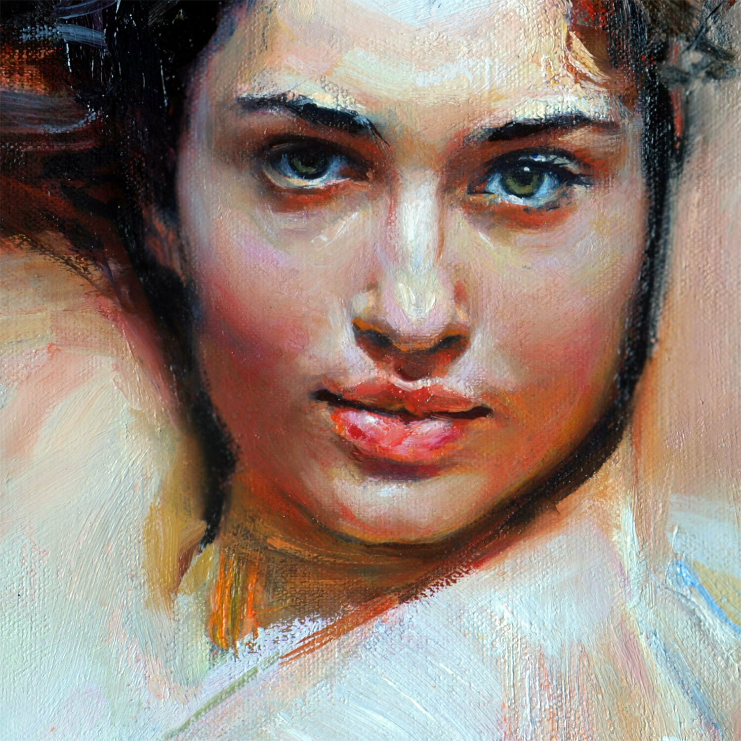 Affection by Evgeniy Monahov (2018) : Painting Oil, Tempera on Canvas - SINGULART