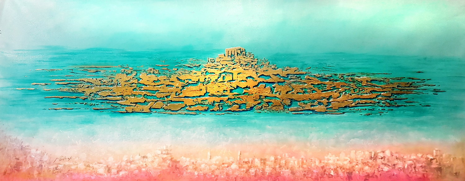 Jerusalem The Kingdom of Heaven I by Yossi Rosenstein (2019) : Painting ...