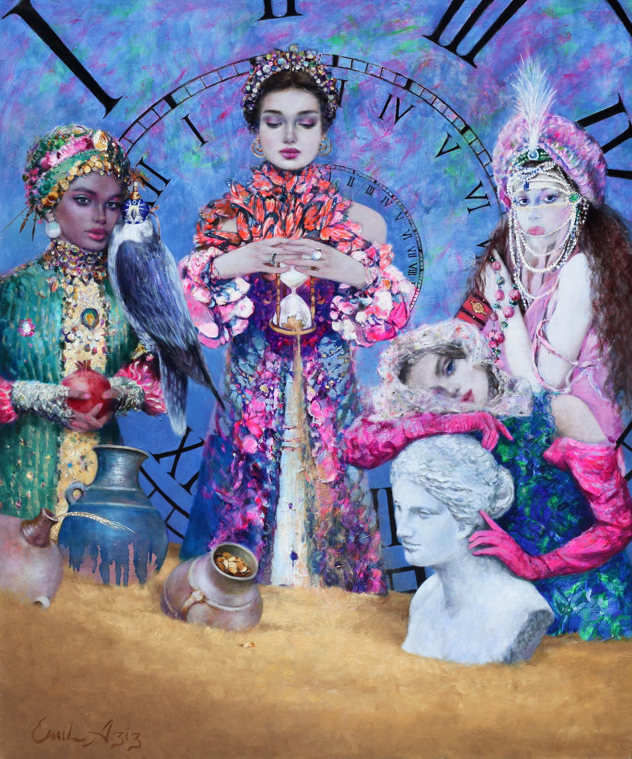 Timeless by Emil Aziz (2019) : Painting Oil on Canvas - Singulart