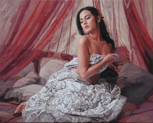 Ballet Class by Danny Day (2008) : Painting Oil on Canvas - Singulart