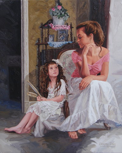 First Day of School by Danny Day (2007) : Painting Oil on Canvas ...