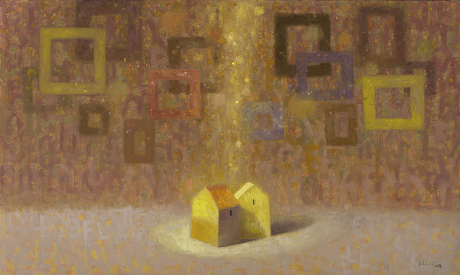 Paths to Love Series 914866036 by Peter Chung (2018) : Painting Oil on ...