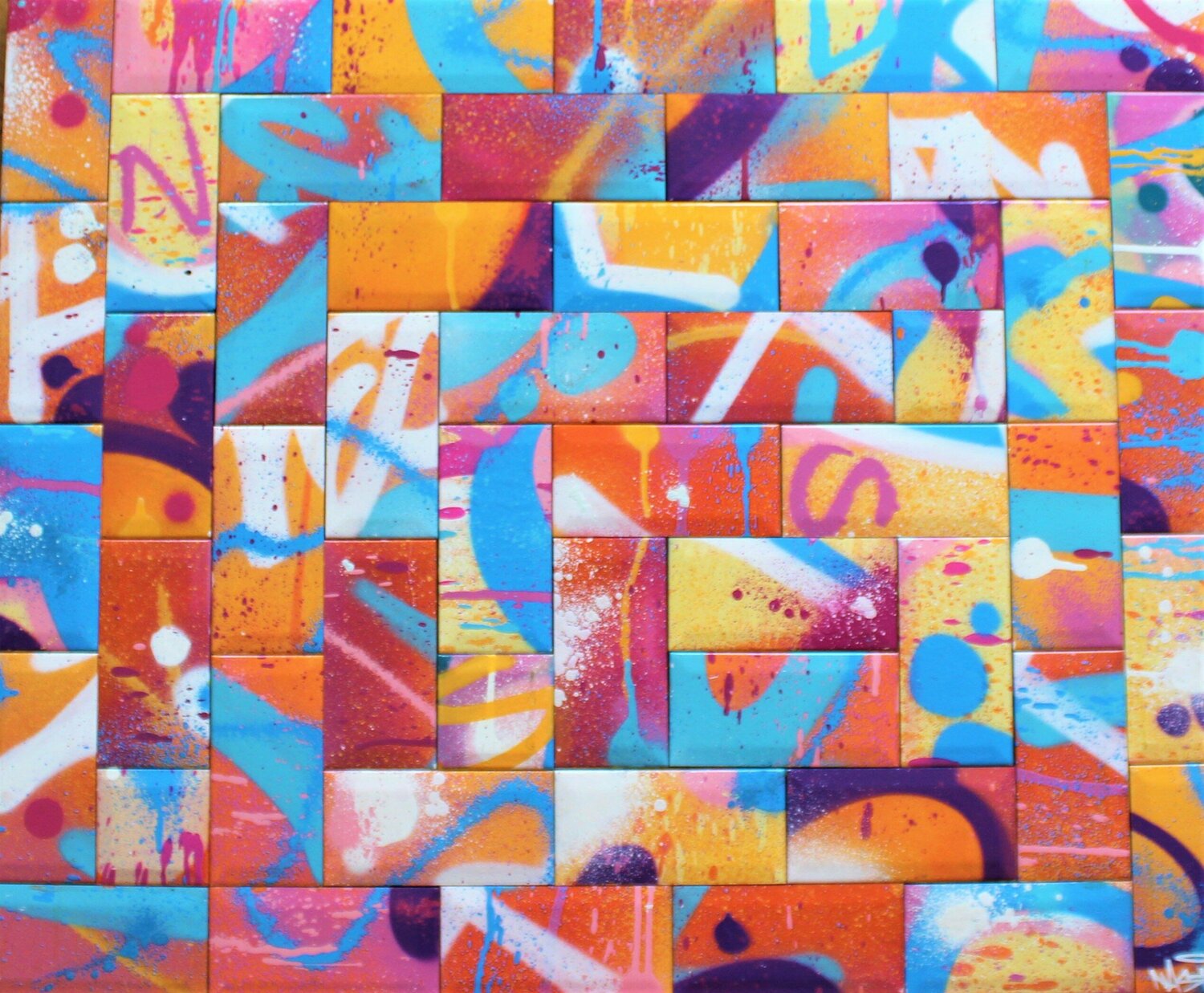 Sunny Disorder by . NASTY (2017) : Painting Spray Paint on Marble ...