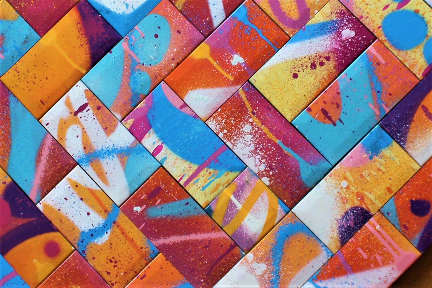 Sunny Disorder by . NASTY (2017) : Painting Spray Paint on Marble - Singulart