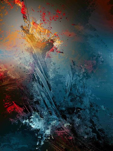 Dark Wave de Wayne Roth (2017): Digital Digital en Papel - Singulart