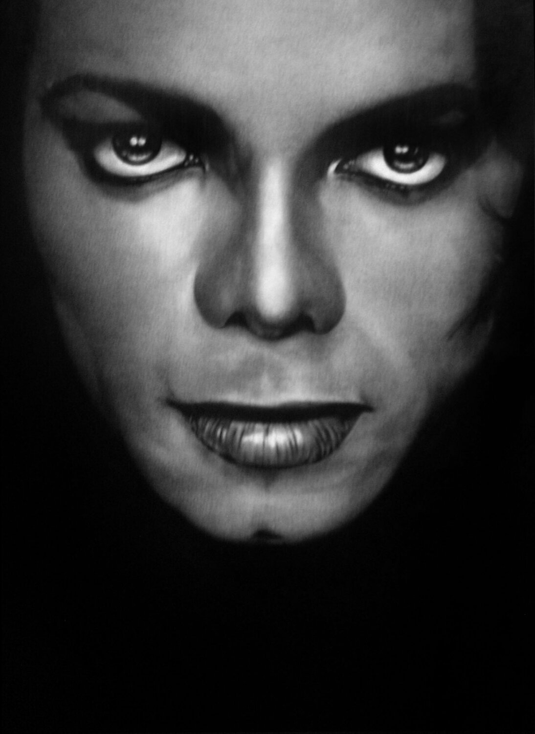 King of Pop by Edwin Darwin (2014) : Drawing Pencil, Charcoal on Paper ...