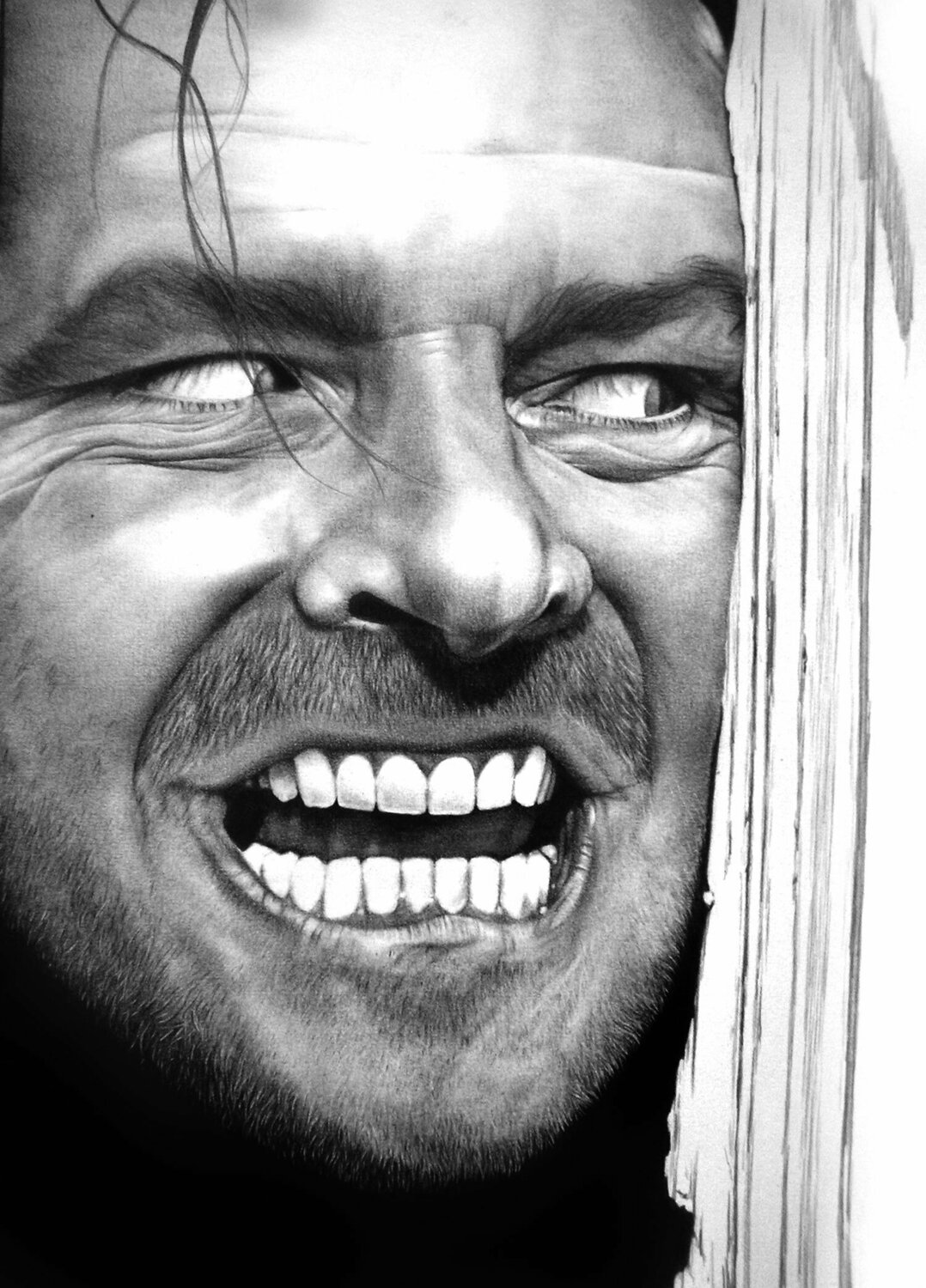 The Shining by Edwin Darwin (2014) : Drawing Pencil, Charcoal on Paper ...