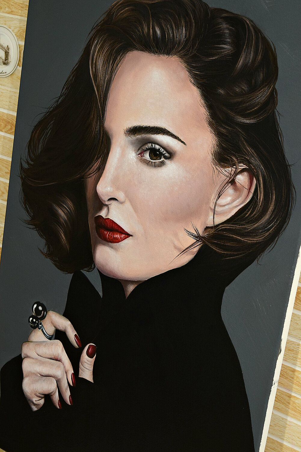 Natalie Portman portrait by Elena Dmitrenko (2019) : Painting Oil ...